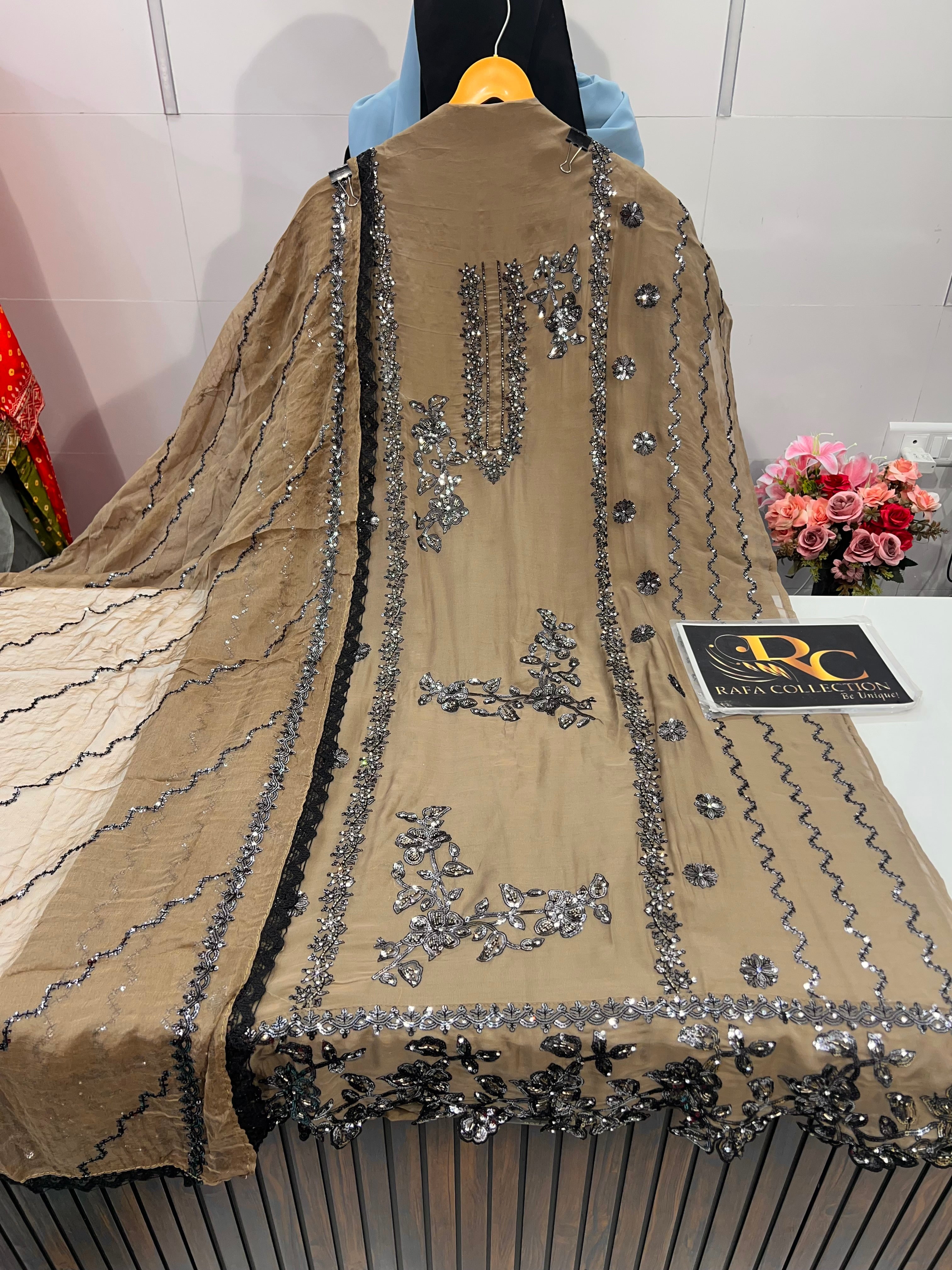 Organza Sequence Suit – Rafa Collection